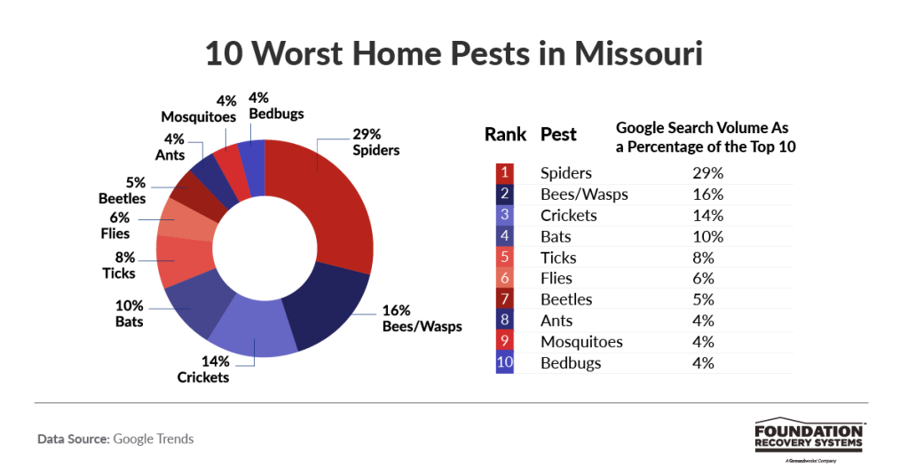 What Are the Worst Home Pests in Missouri? - Foundation Recovery Systems
